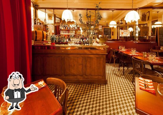 Menu at Perraudin restaurant, Paris