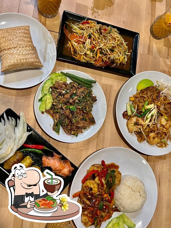 Menu at Happy Thai restaurant, Warsaw
