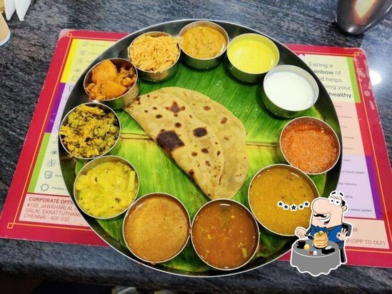 Menu at Manoj Bhavan Veg Restaurant, Chennai, 123