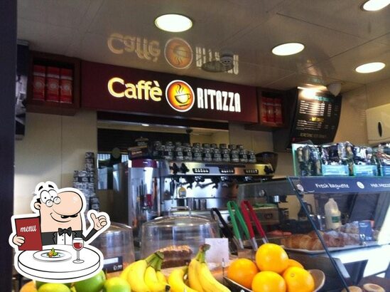 Menu at Caffe Ritazza, Peterborough, Peterborough Railway Station