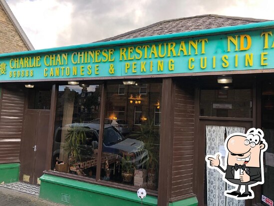 Menu at Charlie Chan fast food, Thurso