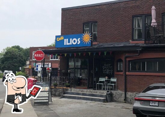 Menu at Café Ilios, Montréal