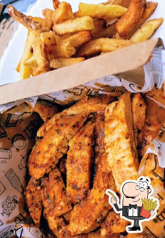 Menu at Afro's Chicken restaurant, Durban