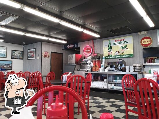 Menu at Checkered Flag Barbecue, Salisbury