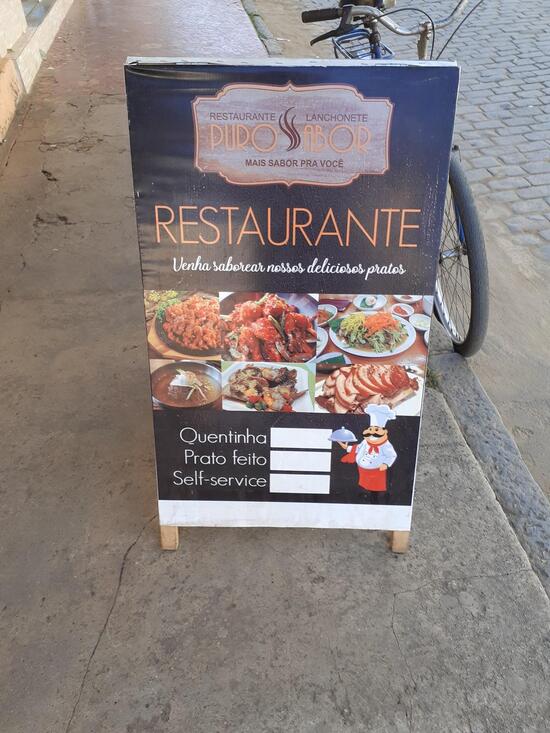 Carta de Restaurante Puro Sabor, Brasil, R. Vitor Ferreira