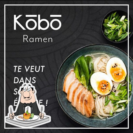 Menu at Kobo Ramen restaurant, Sherbrooke