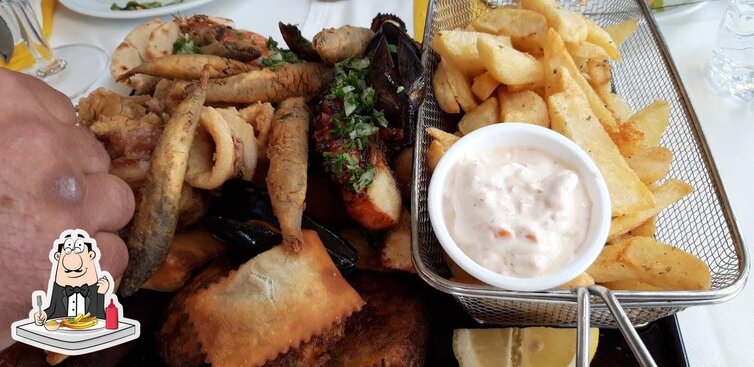 Menu at Akti Restaurant sea side, Agia Marina