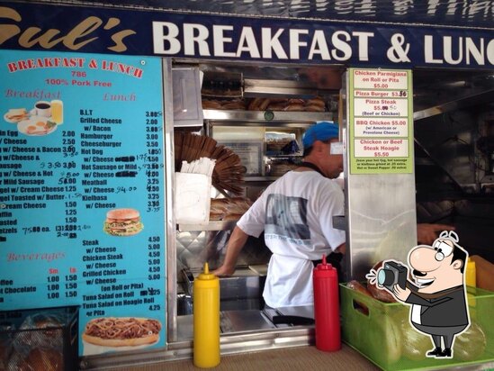Menu at Guls Breakfast & Lunch Cart, Philadelphia