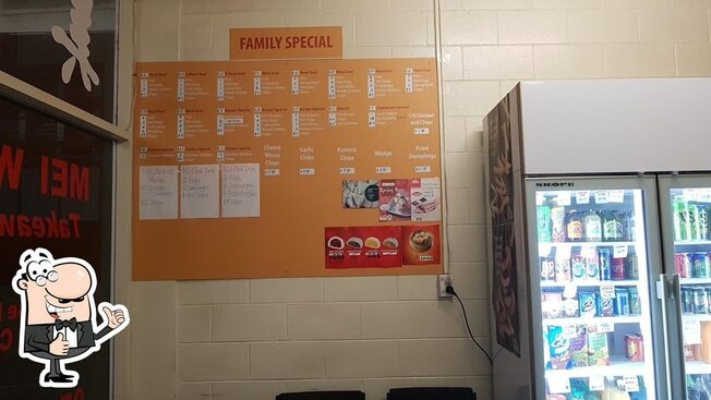 Menu at Mei Wah Takeaways restaurant, Hamilton