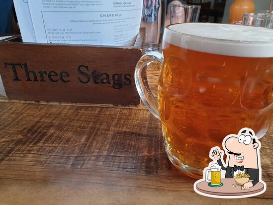 Menu at The Three Stags pub & bar, Bebington