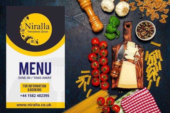 Niralla Sweets Luton, Luton - Restaurant menu, prices and reviews