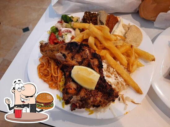 Menu at Ya Hala restaurant, Tunisia