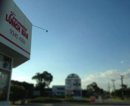 Menu at Freeway Lunch Bar, Balcatta