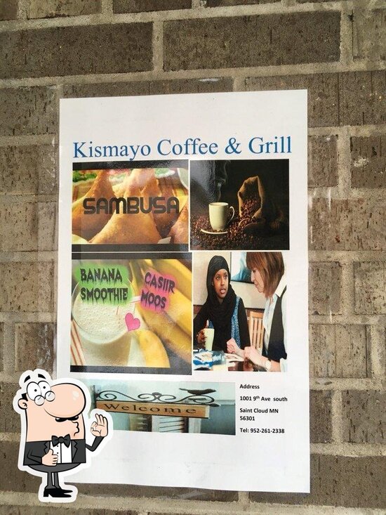 Menu at Kismayo Coffee & Grill, Somali Sambusa pub & bar, St. Cloud