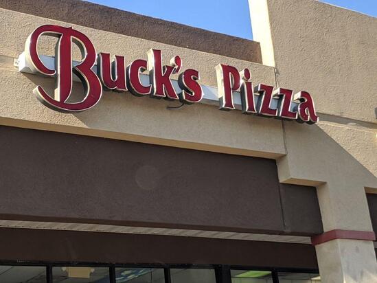 Menu at Buck's Pizza pizzeria, Charleston, Sam Rittenberg Blvd