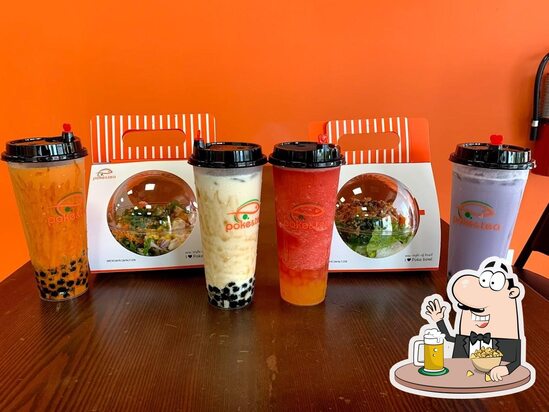 Menu at Poke & tea pub & bar, Cutler Bay