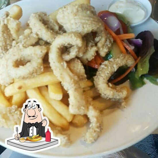 Menu at Anglers Tavern restaurant, Maribyrnong