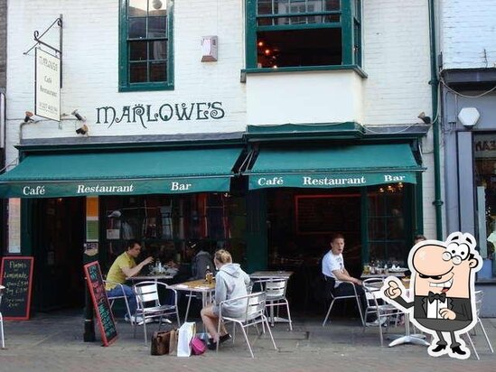 Menu at Marlowe's Restaurant, Canterbury