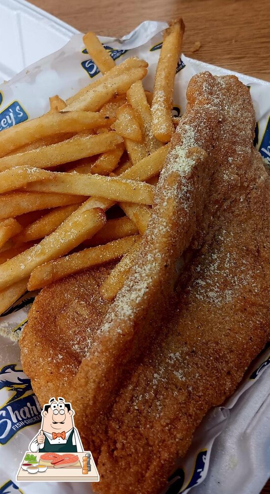 Menu at Sharkey's Fish and Chicken restaurant, Peoria