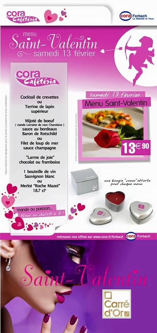 Carta de Cora Cafeteria, Forbach