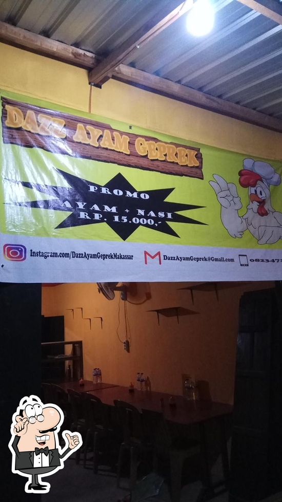 Menu at Ayam Geprek Dazz restaurant, Makassar