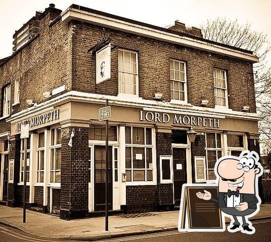 Menu at Lord Morpeth pub & bar, London, 402 Old Ford Rd