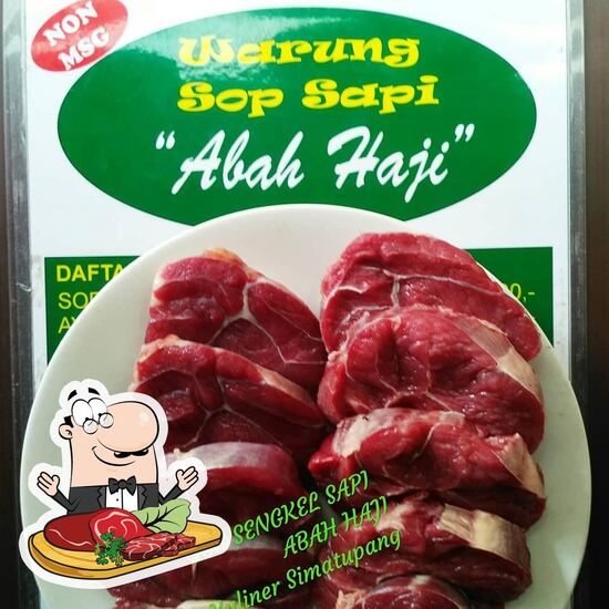 Menu at SOP SAPI & AYAM KAMPUNG GORENG SRUNDENG restaurant, South Jakarta