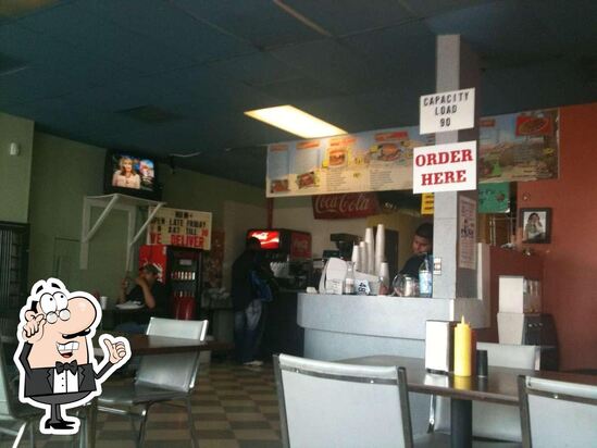Menu at Burger Land restaurant, Garland