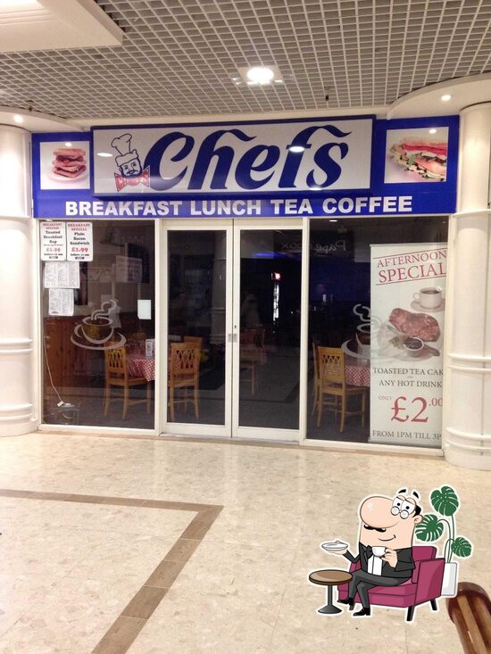 Menu at Chefs cafe, Dartford, 20 Priory Rd