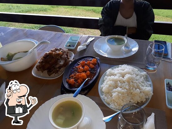 Menu at Café Alfonso restaurant, Barili, Barangay