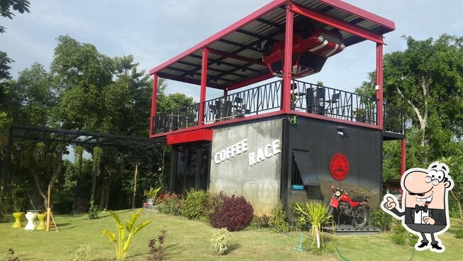 Menu at Coffee Race cafe, Ban Klang, HRVP+5C7