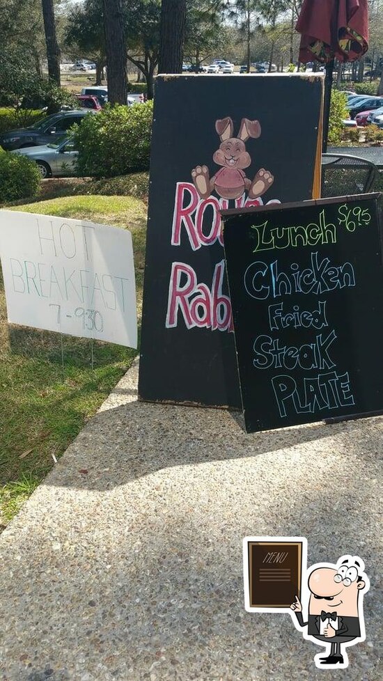 Menu at Rouge Rabbit cafe, Baton Rouge