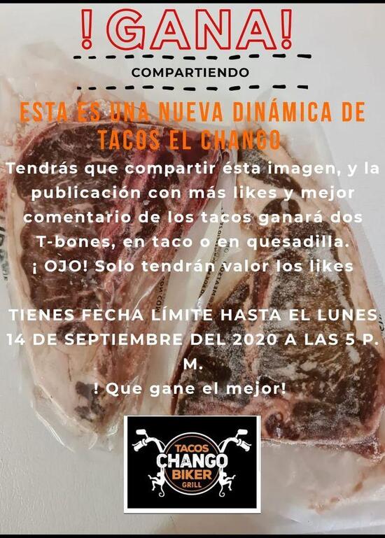 Carta del restaurante Tacos El Chango, Santiago del Querétaro, Blvd ...