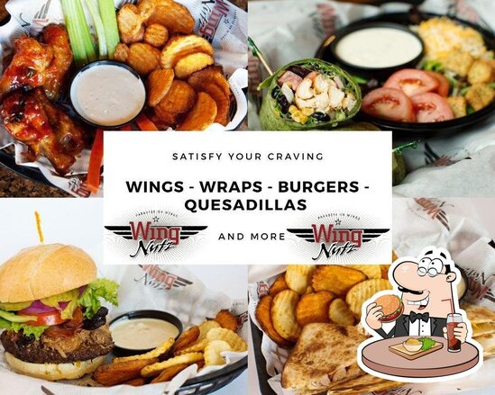 Menu at Wing Nutz restaurant, St. George, 250 Red Cliffs Dr #24