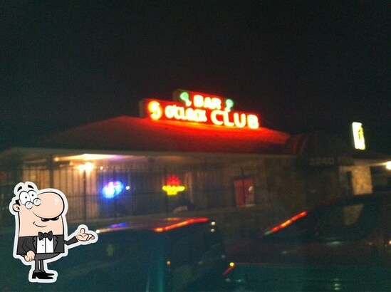 Menu at Five O'Clock Club, Eau Claire