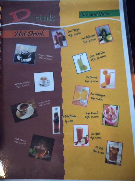 Menu at RM PONDOK DESA restaurant, Sri Menanti