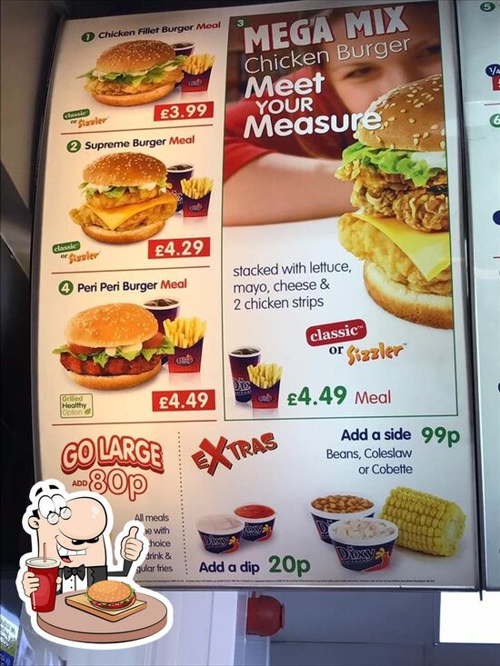 Dixy Chicken, 155 Corporation St in Birmingham - Restaurant menu and ...