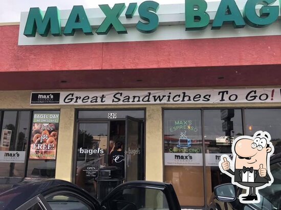 Menu at Max's Gourmet Bagels restaurant, Stuart, 849 SW Federal Hwy