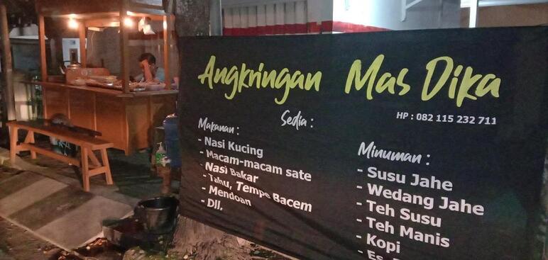 Carta del restaurante Angkringan Khas Jogja, Banjar