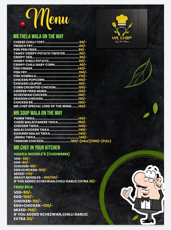 MR.CHEF world cuisine restaurant, Kolkata - Restaurant menu, prices and ...