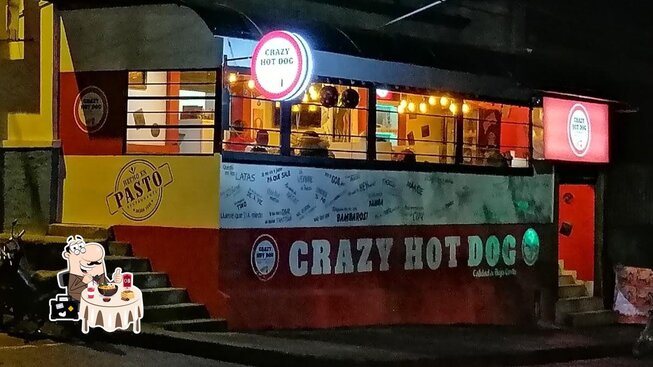 Menu at Crazy Hot Dog restaurant, Pasto