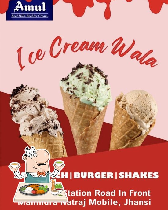 Menu at Ice Cream Wala, Jhansi