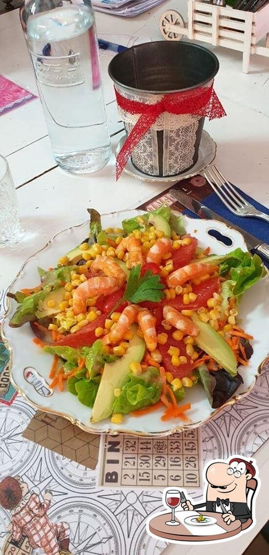 Menu at Le bord de plage restaurant, Biscarrosse, 128 rue des Échassiers