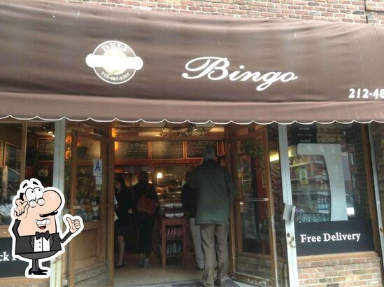 Menu at Bingo Deli restaurant, New York City, 77 Pearl St #6
