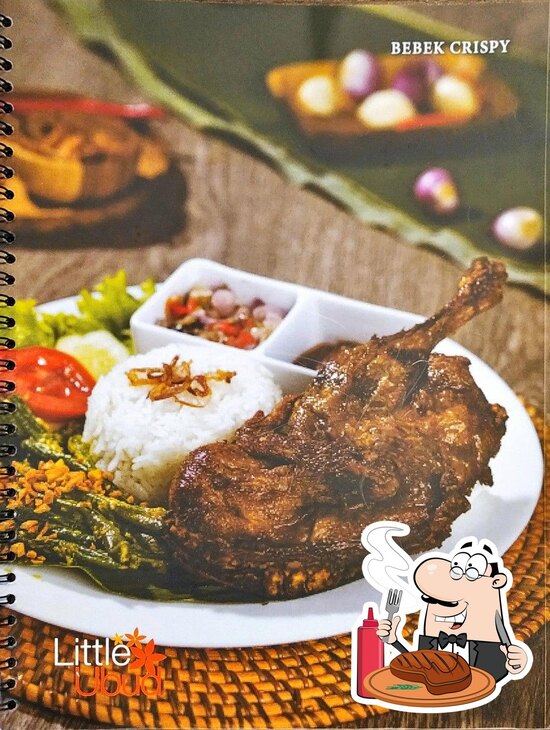 Menu at Little Ubud Cideng restaurant, Central Jakarta