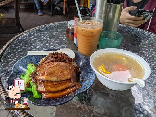 Menu at Shing Kee Noodles restaurant, Hong Kong, Lek Yuen St