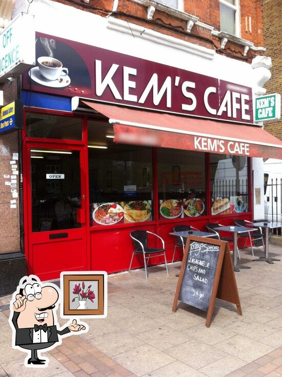 Menu at Kem's Cafe London, London