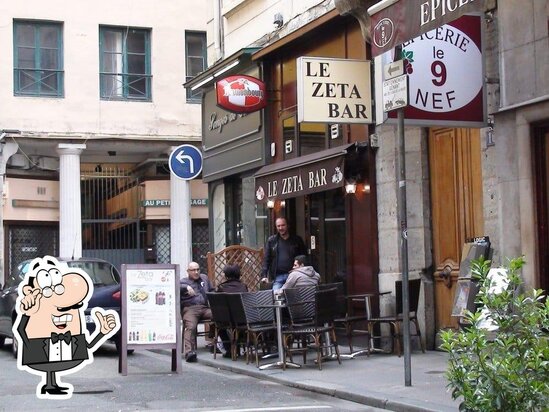 Menu at Zeta Bar, Lyon, 16 rue des 4 Chapeaux