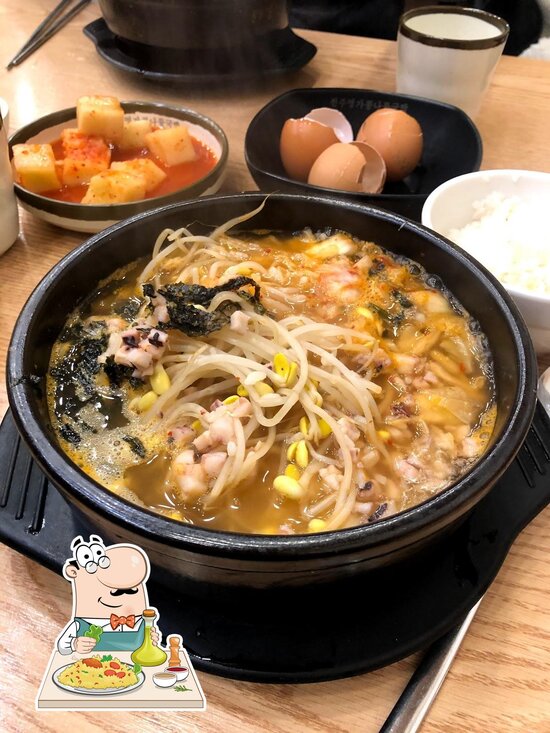 Menu at 24시전주명가콩나물국밥 진관점 restaurant, Seoul, 88-18 Jingwan-dong