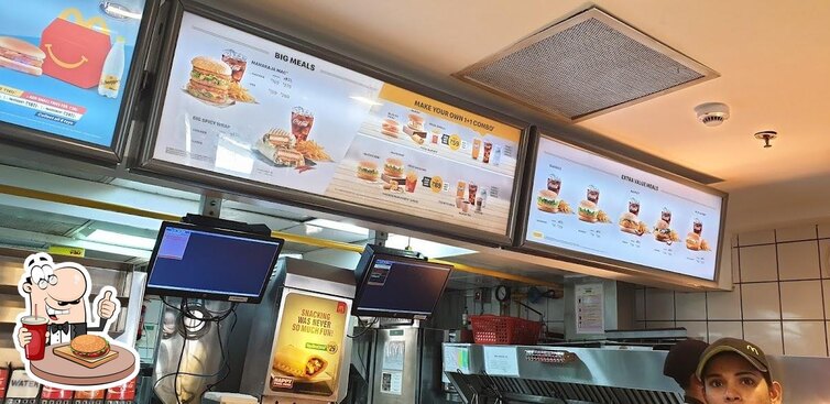 Menu at McDonald's Lajpat Nagar, New Delhi, P90